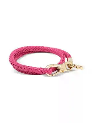 FERRAGAMO Braided-leather Bracelet