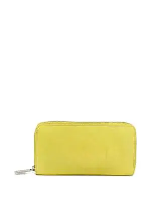 LOUIS VUITTON Leather Zip Wallet - Yellow