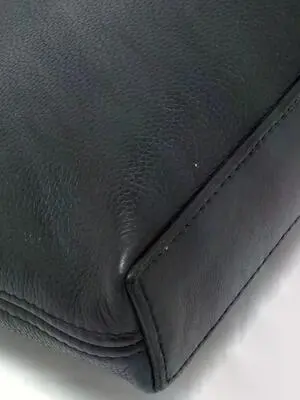 LOUIS VUITTON Takeoff Leather Zip Pouch