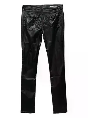 Moschino Logo-patch Skinny Trousers
