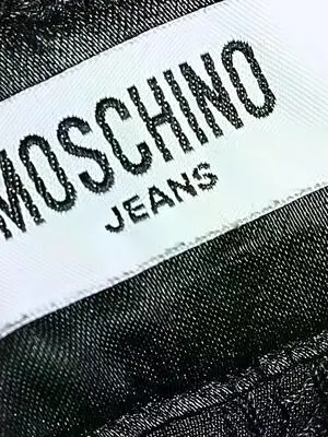 Moschino Logo-patch Skinny Trousers