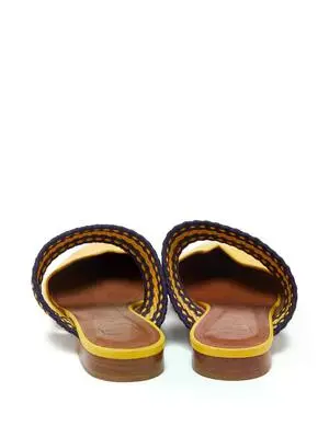 MALONE SOULIERS Braided-strap Mules