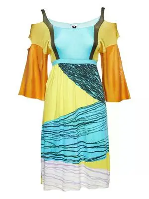 Missoni Colour-block Cut-out Dress