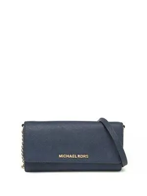 Michael Kors Jet Set Logo Wallet - Blue