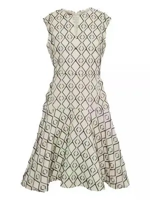 Carolina Herrera Geometric-pattern A-line Dress