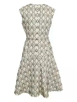 Carolina Herrera Geometric-pattern A-line Dress
