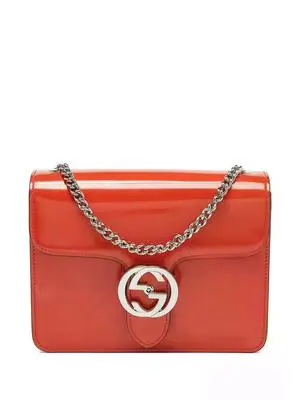 Gucci Gg Leather Shoulder Bag