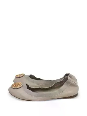 Tory Burch Logo Plaque Ballet Flats