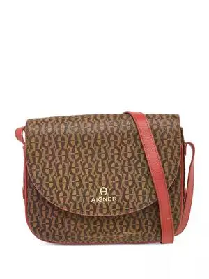 AIGNER Monogram Crossbody Bag