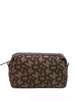 Dkny Monogram Patent Pouch