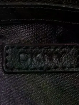Dkny Monogram Patent Pouch