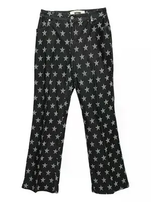 Moschino Star-print Flared Trousers
