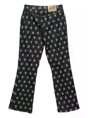 Moschino Star-print Flared Trousers