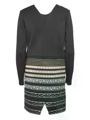 Kenzo Printed Long-sleeve Dress