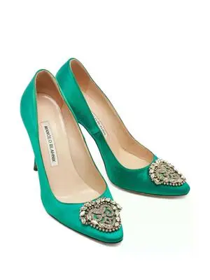 Manolo Blahnik Jewel-embellishment Pumps
