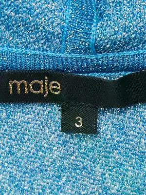 Maje Gradient Zip-up Hoodie