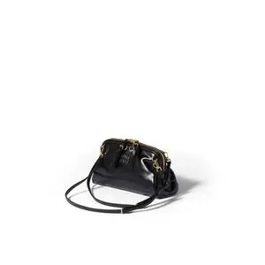 Miu Miu Caprice Leather Clutch - Black