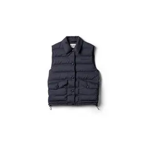 Miu Miu Technical Pongé Down Vest - Navy