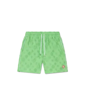 Casablanca Monogram Towelling Shorts - Multicolor