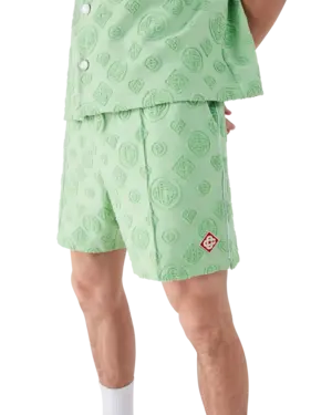 Casablanca Towelling Monogram Shorts