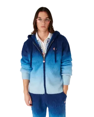 Casablanca Gradient Mohair Hooded Sweatshirt