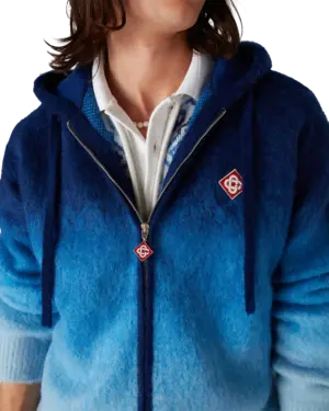 Casablanca Gradient Mohair Hooded Sweatshirt