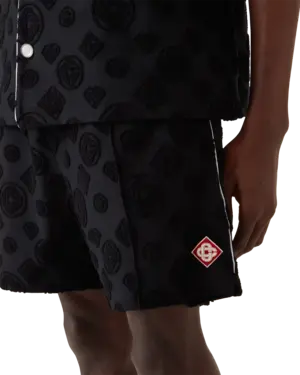 Casablanca Towelling Monogram Shorts - Multicolor