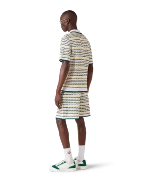 Casablanca Tuck Stitch Shorts - Multicolor