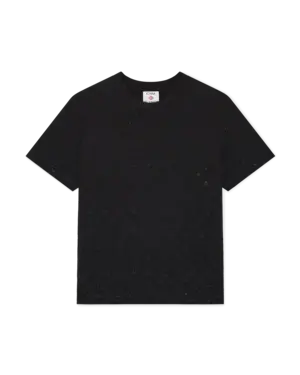 Casablanca Crystal Monogram Logo Short Sleeve T-shirt - Multicolor