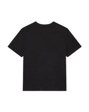 Casablanca Crystal Monogram Logo Short Sleeve T-shirt