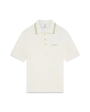 Casablanca Tennis Boucle Polo Shirt - Multicolor