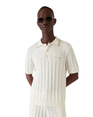 Casablanca Tennis Boucle Polo Shirt - Multicolor