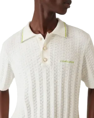 Casablanca Tennis Boucle Polo Shirt - Multicolor