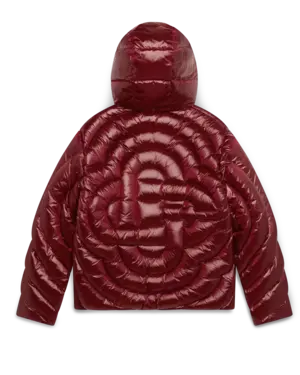 Casablanca Quilted Down Puffer Jacket With Diamond Monogram - Multicolor