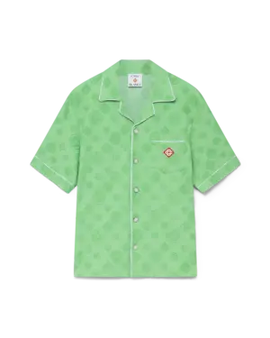 Casablanca Towelling Monogram Short Sleeve Shirt - Multicolor