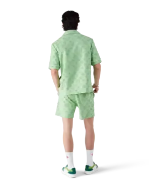 Casablanca Towelling Monogram Short Sleeve Shirt - Multicolor