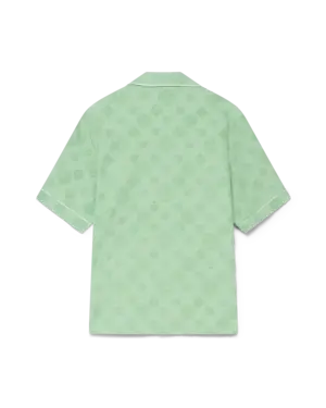 Casablanca Towelling Monogram Short Sleeve Shirt - Multicolor