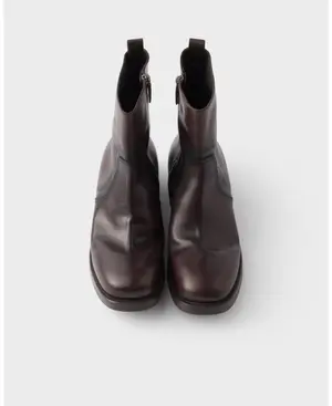 Prada Leather Mid-calf Boots