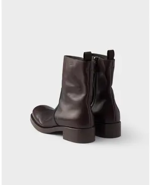 Prada Leather Mid-calf Boots