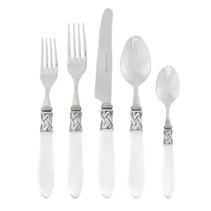 VIETRI Aladdin Antique Five Piece Place Setting Clear