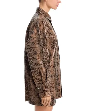 Ksubi Astra Long Sleeve Snakebite Jacket