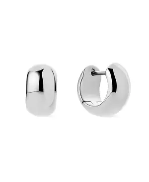 ANA LUISA Giulia Bold Hoop Earrings - Silver