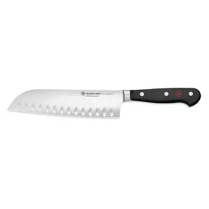 WUSTHOF Classic 7 Santoku Knife - Black
