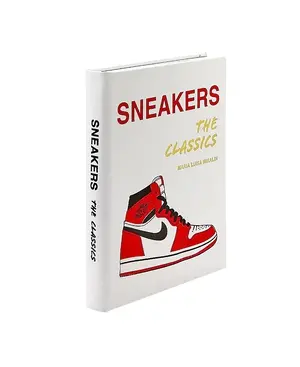 GRAPHIC IMAGE Sneakers: The Classics Leather Bound Book - White