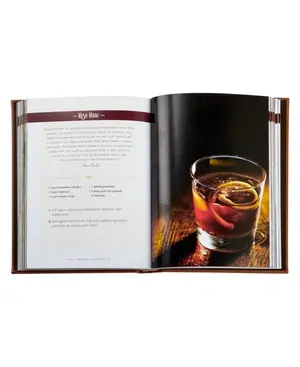 GRAPHIC IMAGE Whiskey Cocktails Leather Bound Book