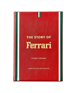 GRAPHIC IMAGE The Story Of Ferrari Leather Bound Book
