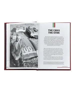 GRAPHIC IMAGE The Story Of Ferrari Leather Bound Book