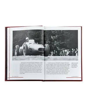 GRAPHIC IMAGE The Story Of Ferrari Leather Bound Book