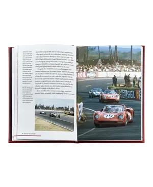 GRAPHIC IMAGE The Story Of Ferrari Leather Bound Book