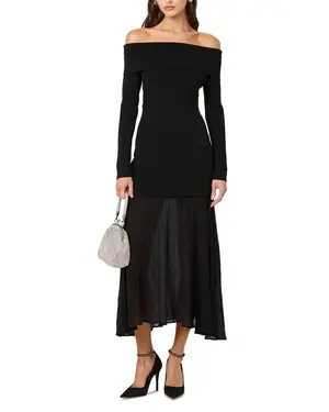 Astr The Label Lidia Dress - Black